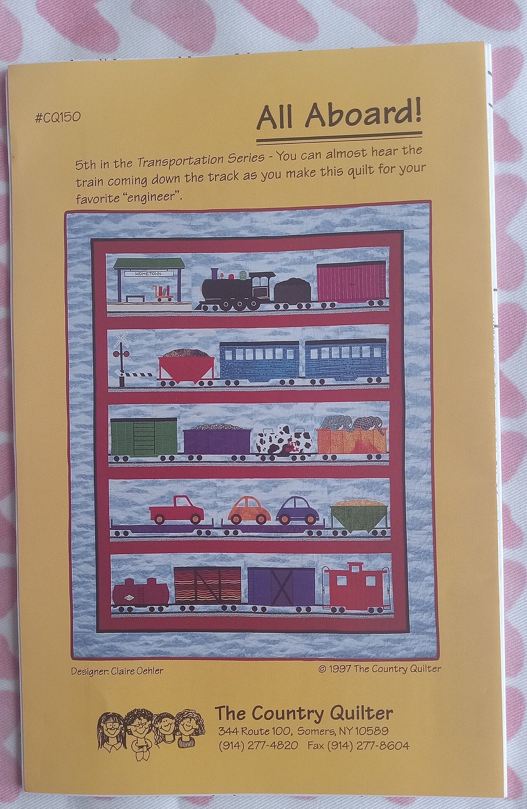 Vintage All Aboard Quilt Pattern by the Country Quilter, UC/FF - Etsy