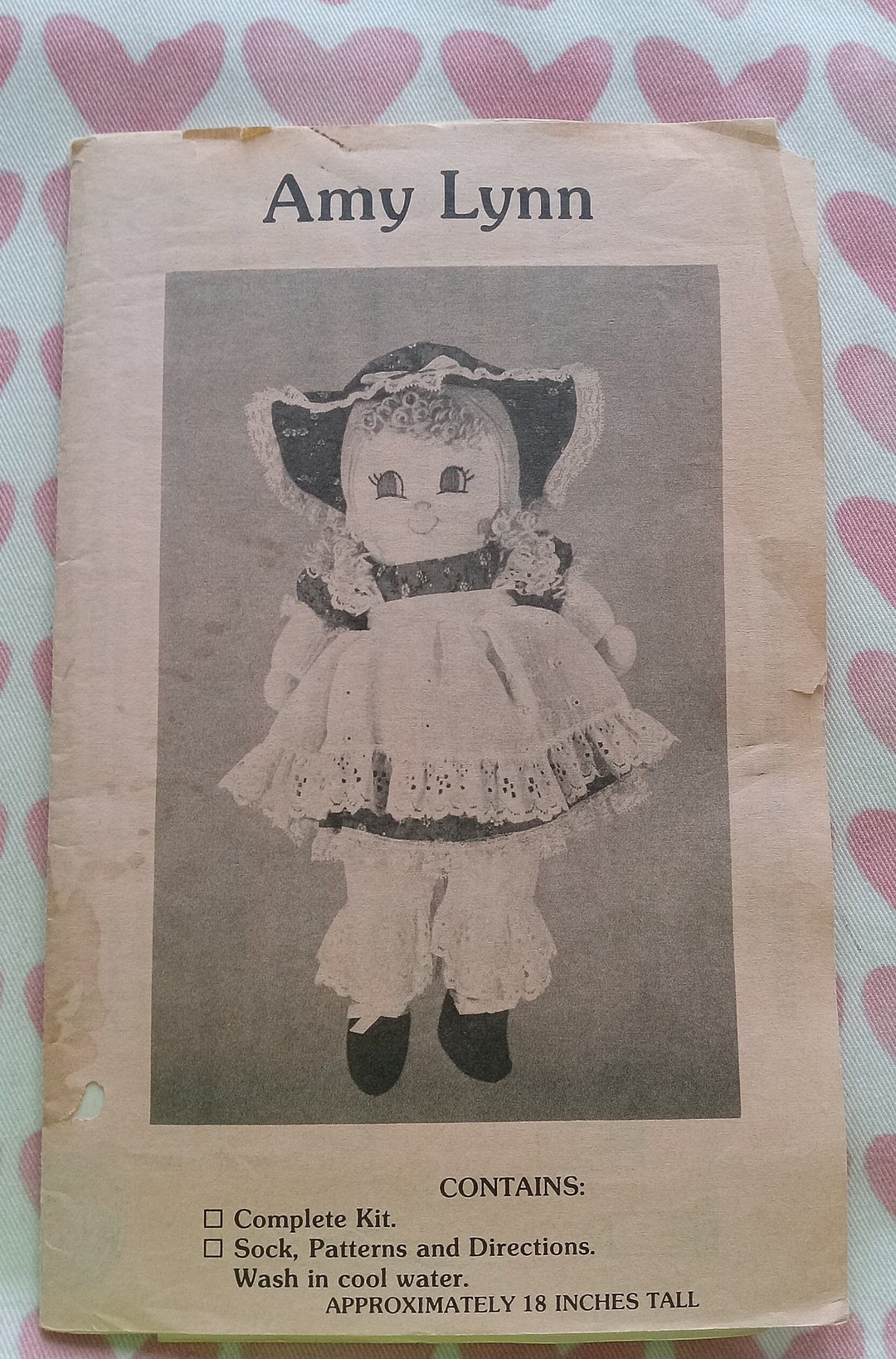 Vintage Homespun Creations, Amy Lynn Doll Pattern, Unused - Etsy