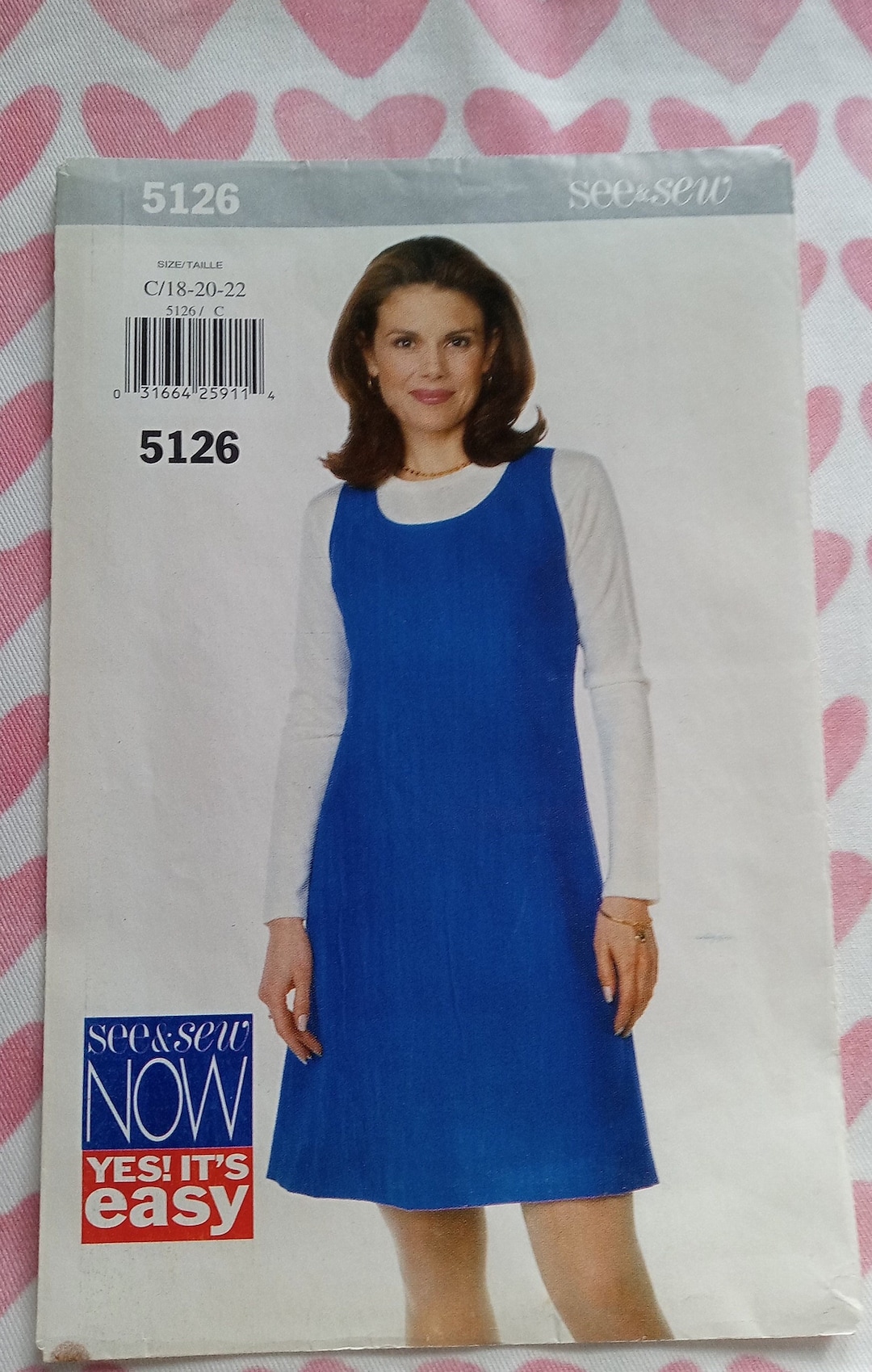 Vintage See & Sew 5126, Plus Size Jumper Pattern, UC/FF - Etsy