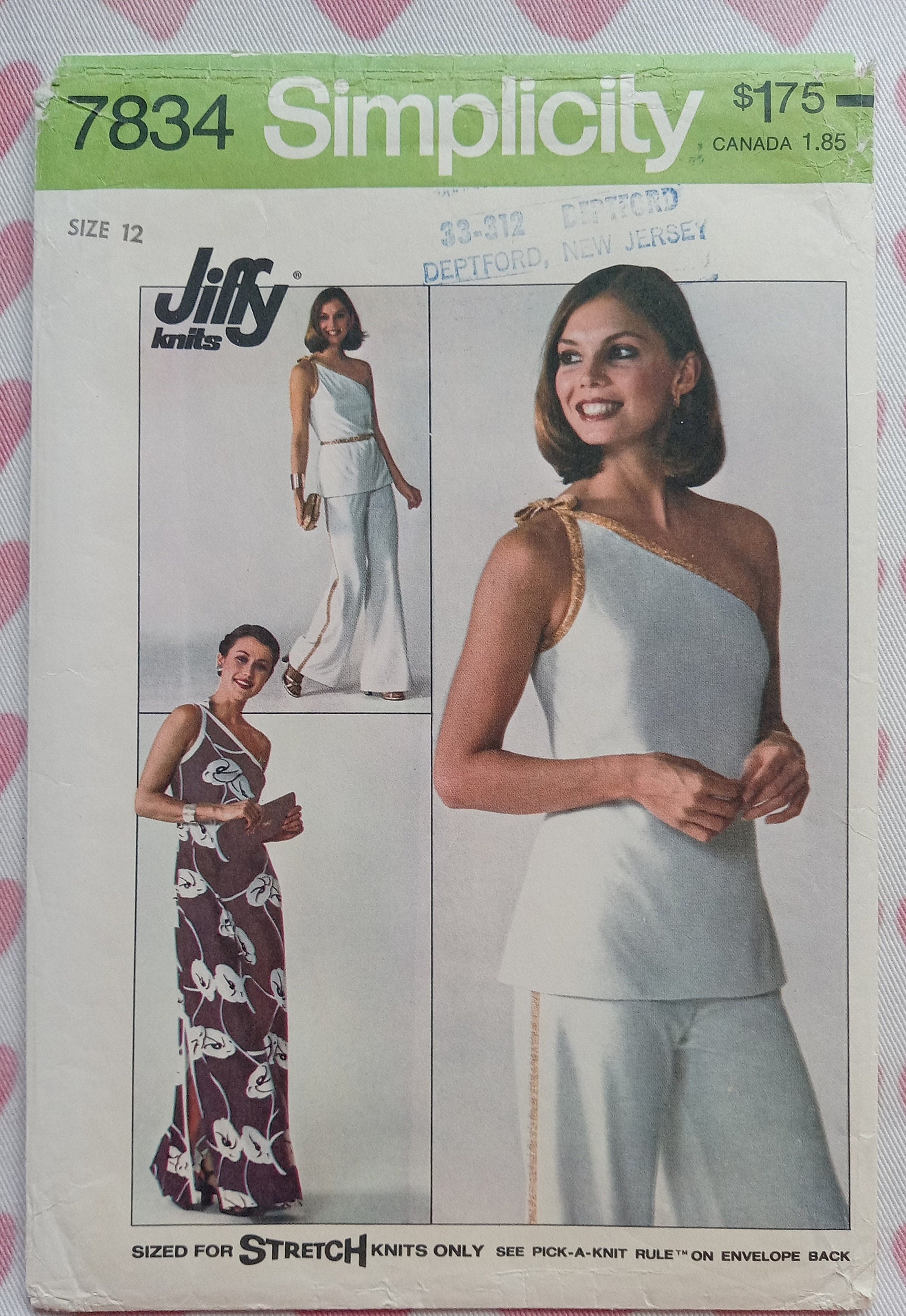 Vintage Simplicity 7834, Jiffy Knits Pattern, UC/FF - Etsy