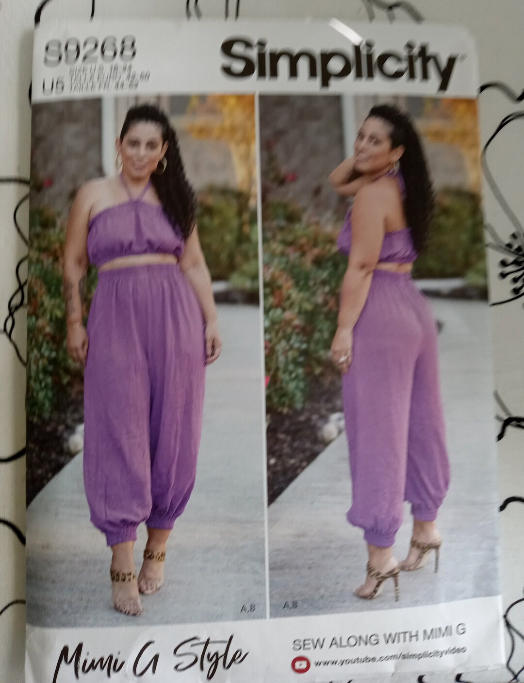 Simplicity 9268, Mimi G Style Top & Pants Pattern, UC/FF - Etsy