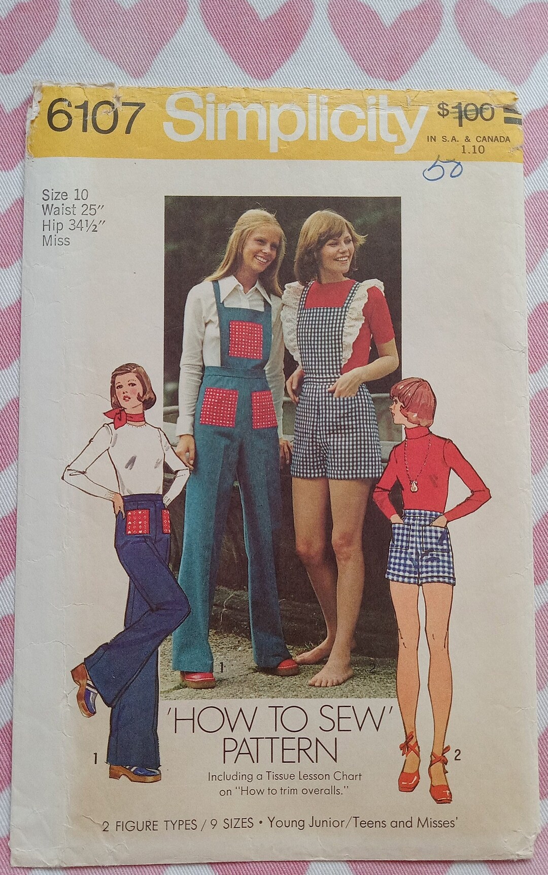 Vintage Simplicity 6107, How to Sew Pattern, UC/FF - Etsy