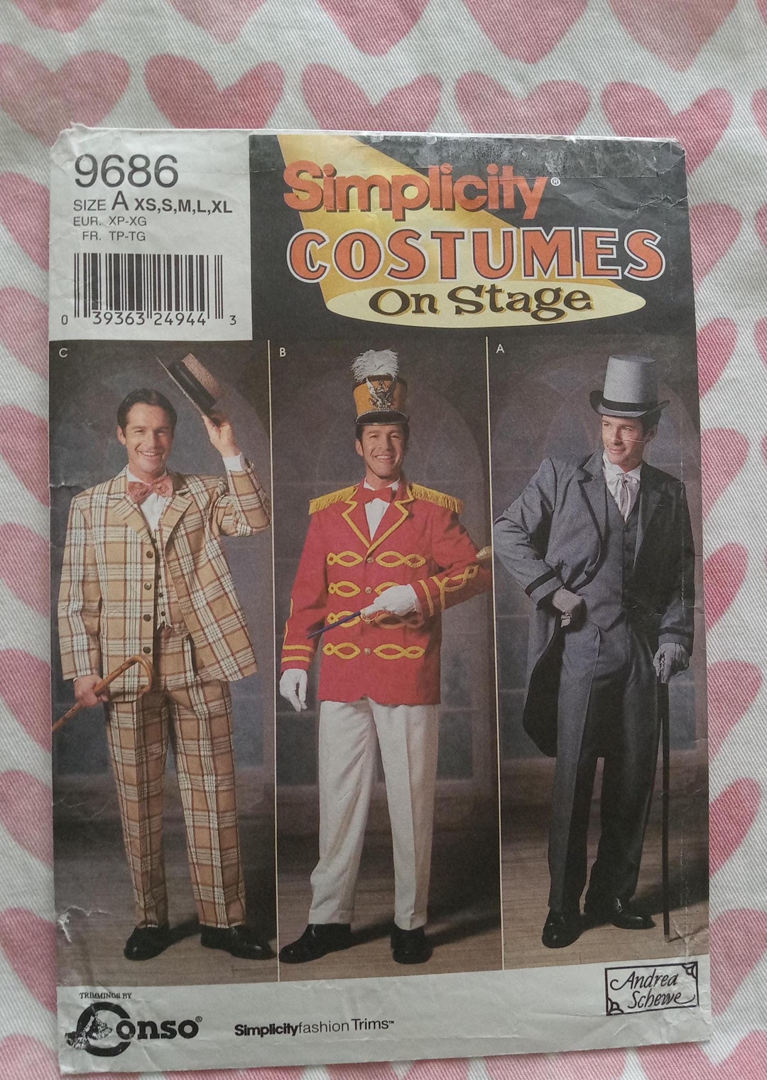 Vintage Simplicity 9686, Costumes on Stage Pattern, UC/FF - Etsy