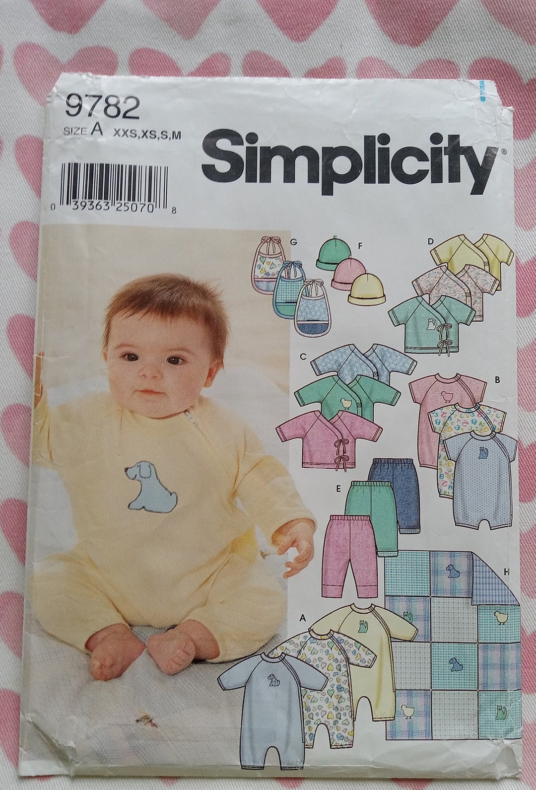 Vintage Simplicity 9782, Layette Set Pattern, UC/FF - Etsy