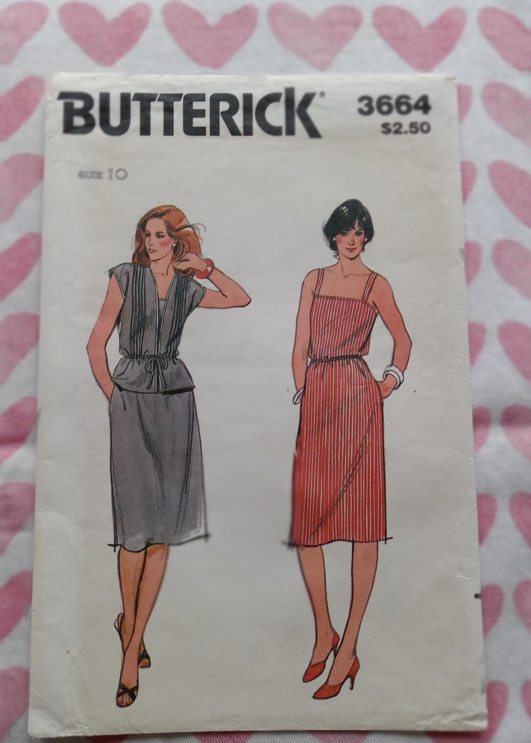 Vintage Butterick 3664, Sundress Pattern, UC/FF - Etsy