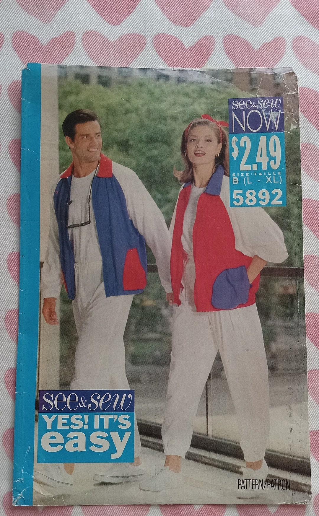Vintage See & Sew 5892, Unisex Track Suit Pattern, UC/FF - Etsy
