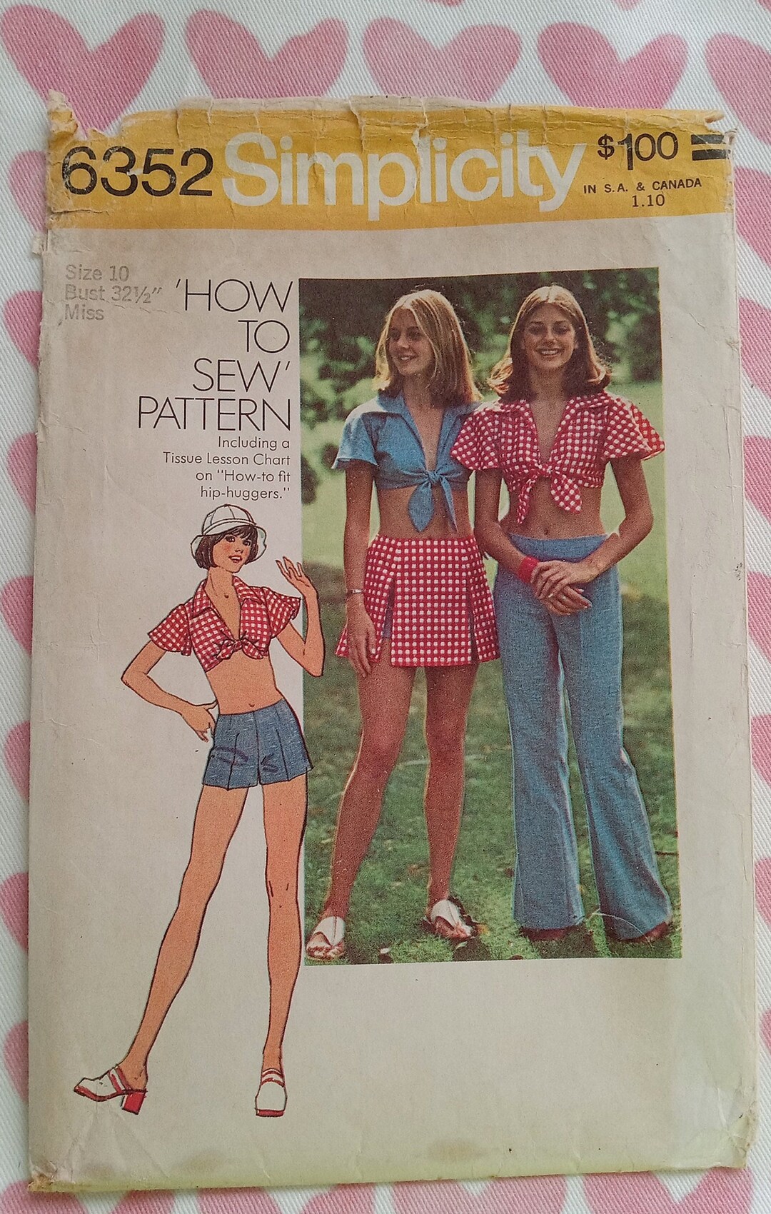 Vintage Simplicity 6352, How to Sew Pattern, Partially Cut - Etsy