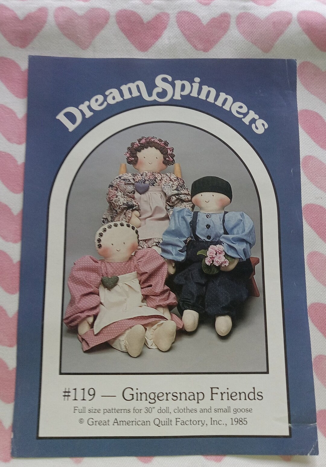 Vintage Dream Spinners 119, Gingersnap Friends Dolls Pattern, Unused - Etsy