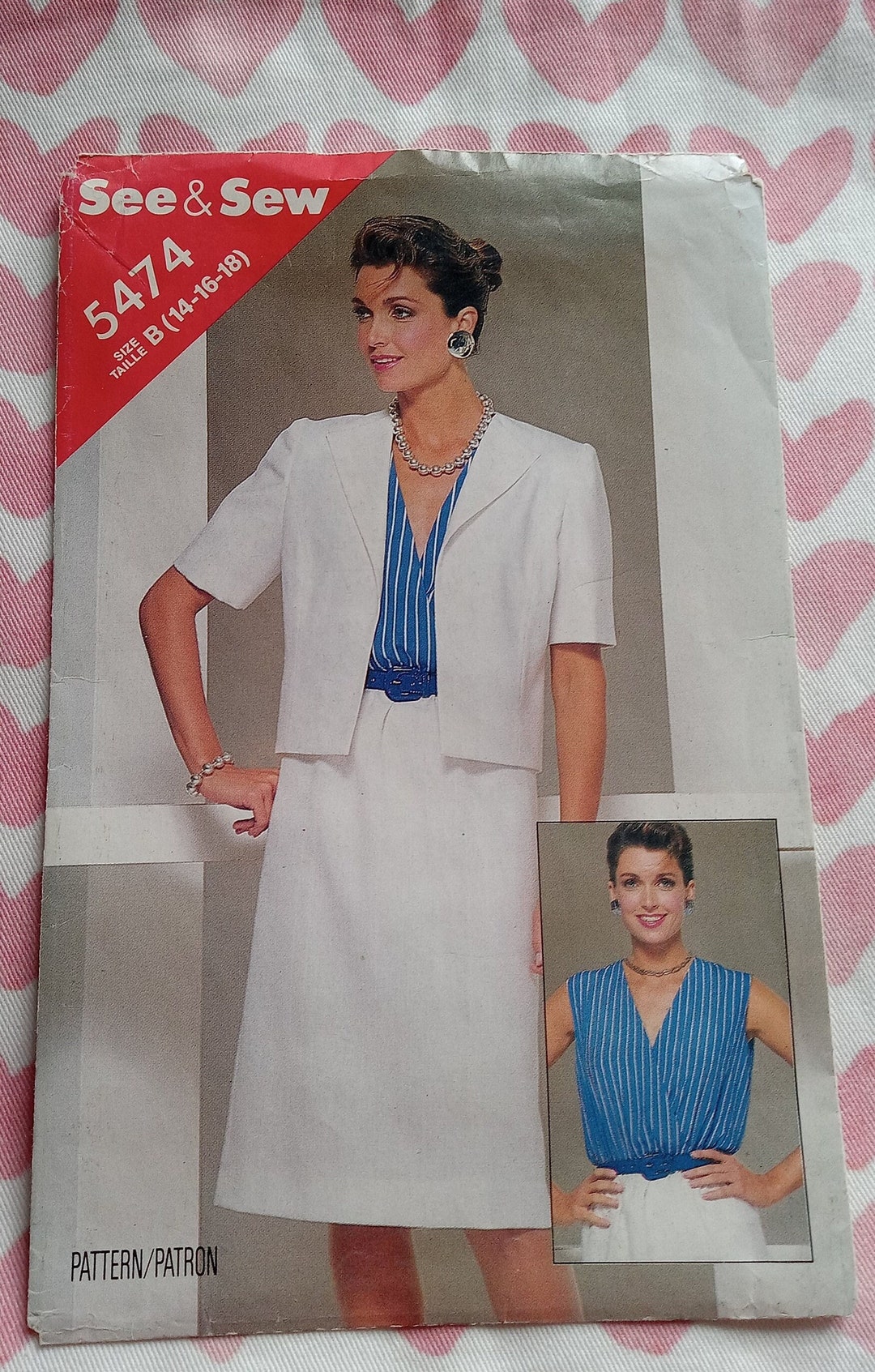 Vintage See & Sew 5474, Dress Suit Pattern, UC/FF - Etsy