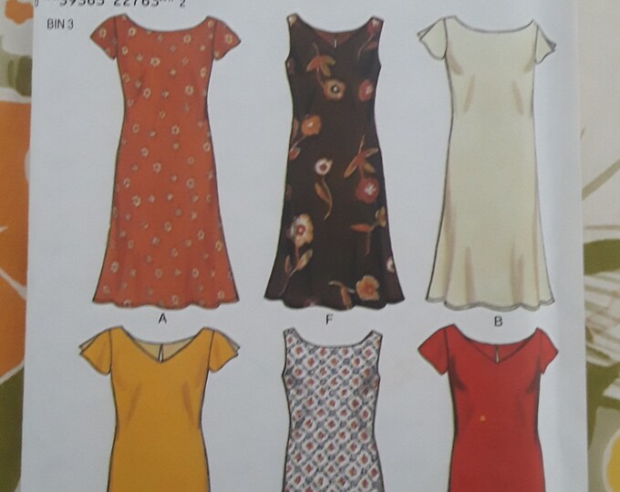 Vintage New Look 6828, Dress Pattern, UC/FF - Etsy