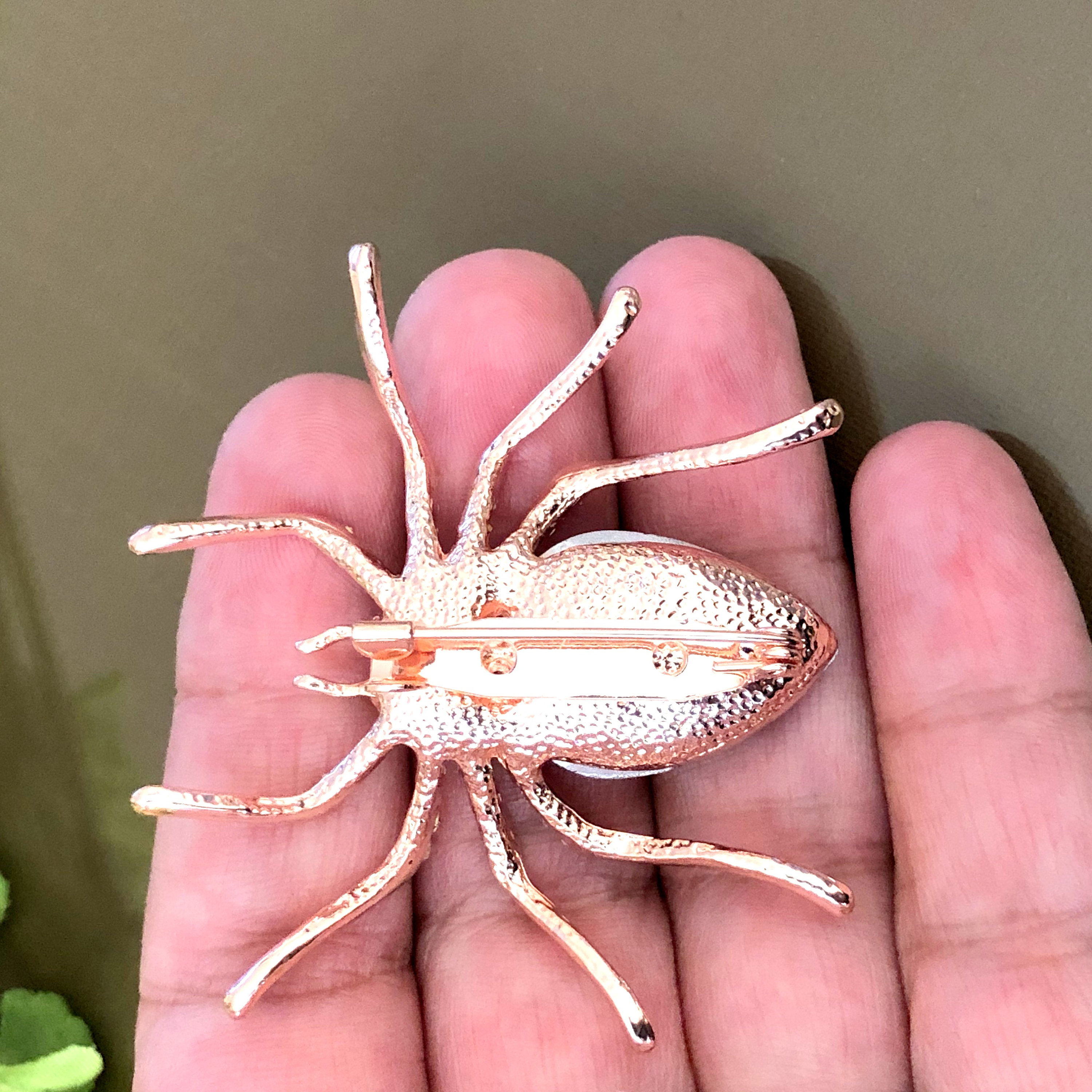 Large Spider Brooch, Spider Brooch Pin, Spider Jewelry, Spider ...