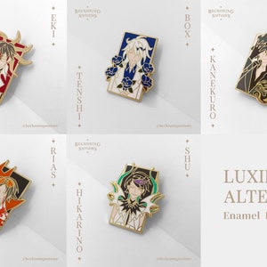 Luxiem Vtuber Enamel Pin Set (alter Ego) - Etsy