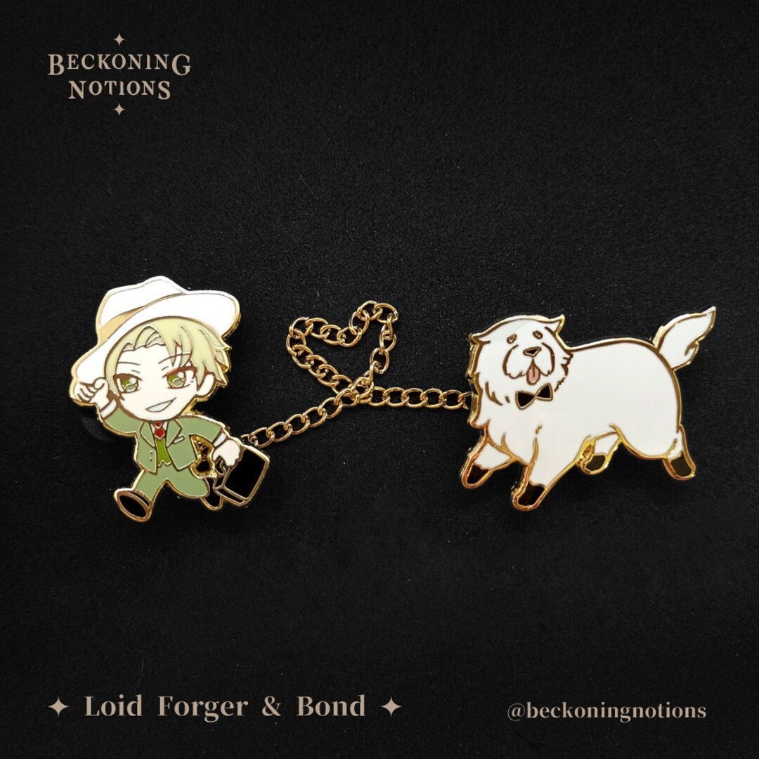 Loid X Bond Enamel Pin Set - Etsy