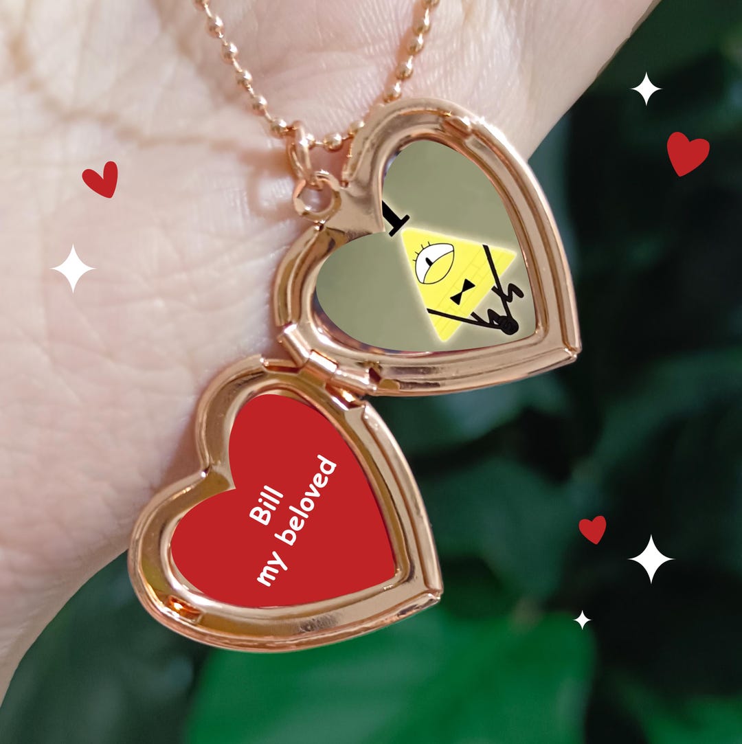 Bill Ford Heart Locket Necklace - Etsy