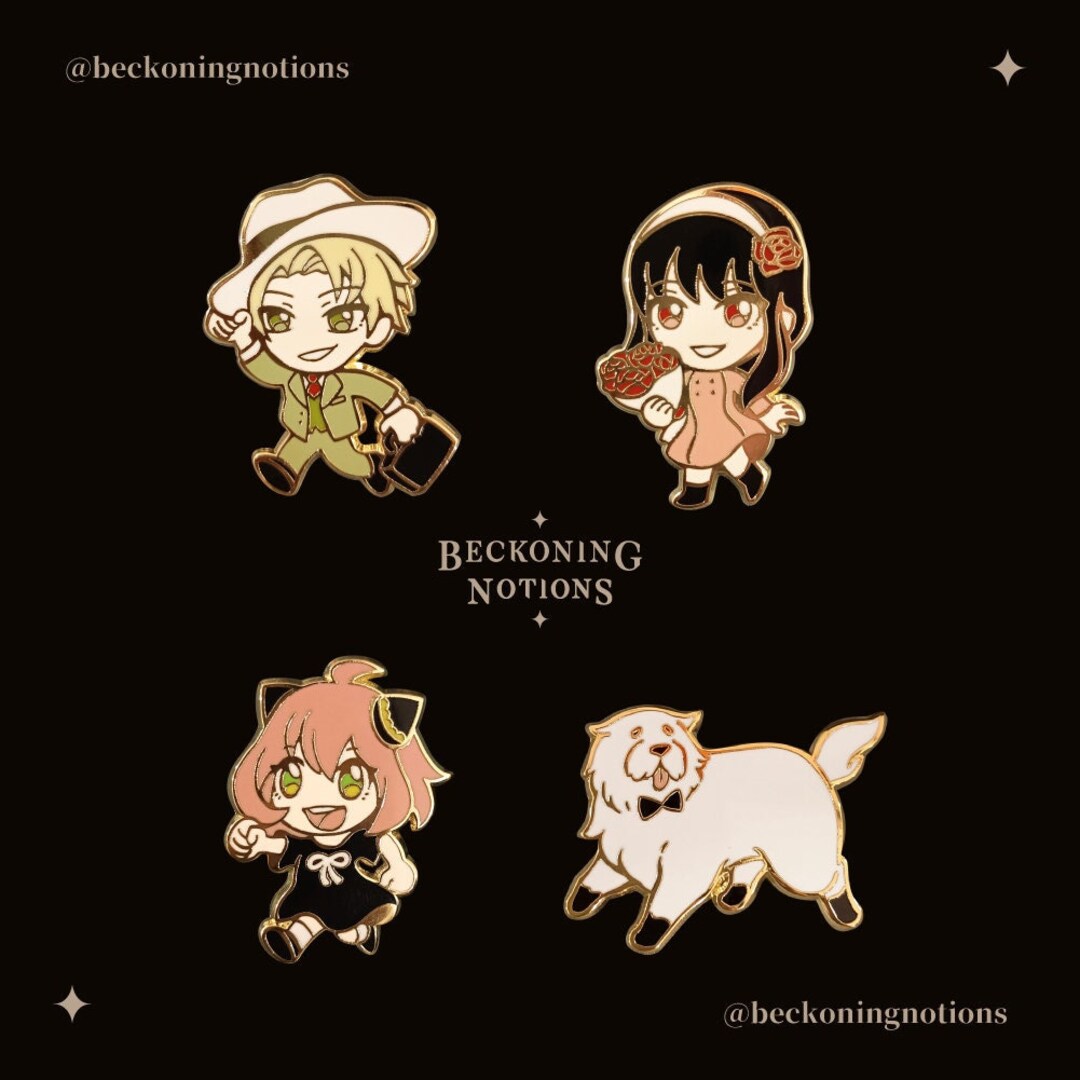 Undercover Family Enamel Pin Set - Etsy