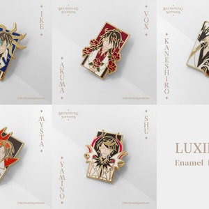 Luxiem Vtuber Enamel Pin Set (alter Ego) - Etsy