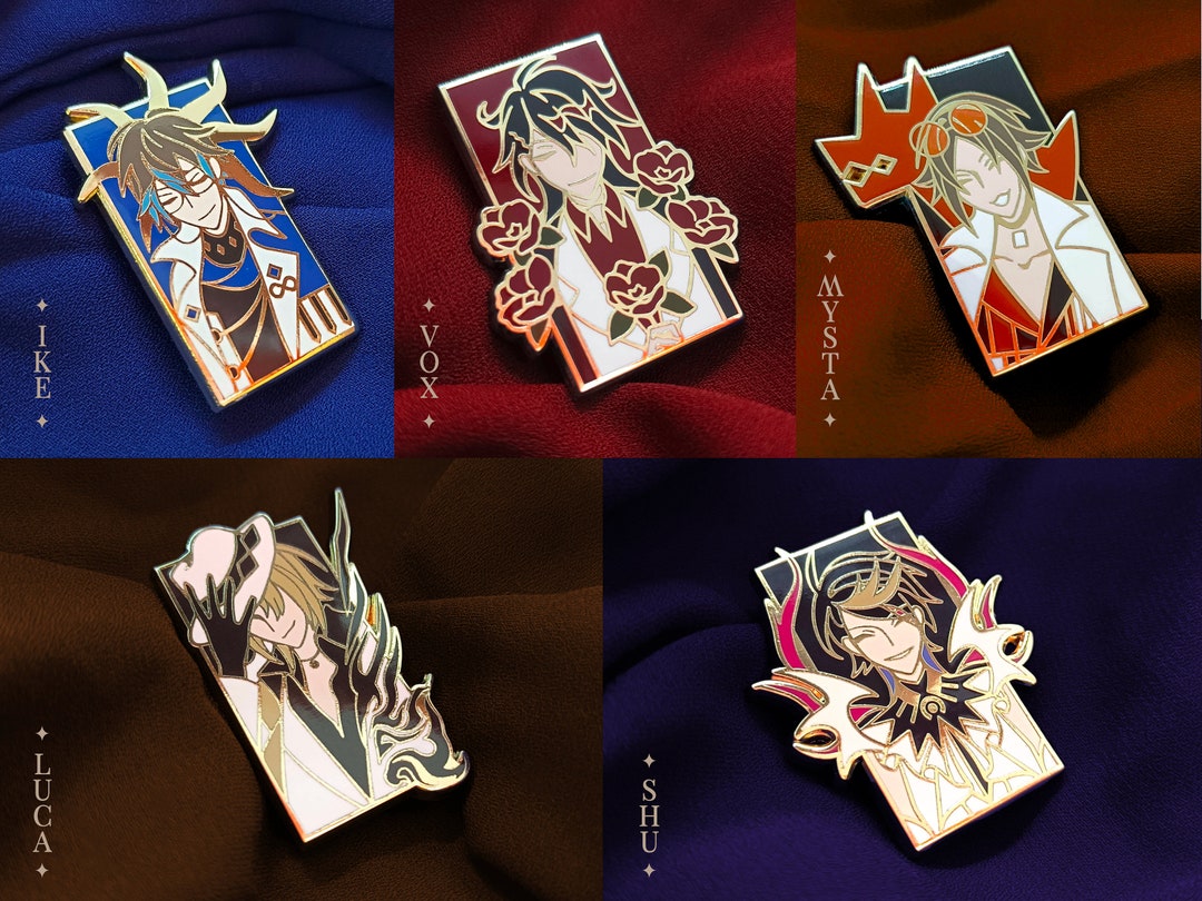 Luxiem Vtuber Enamel Pin Set - Etsy