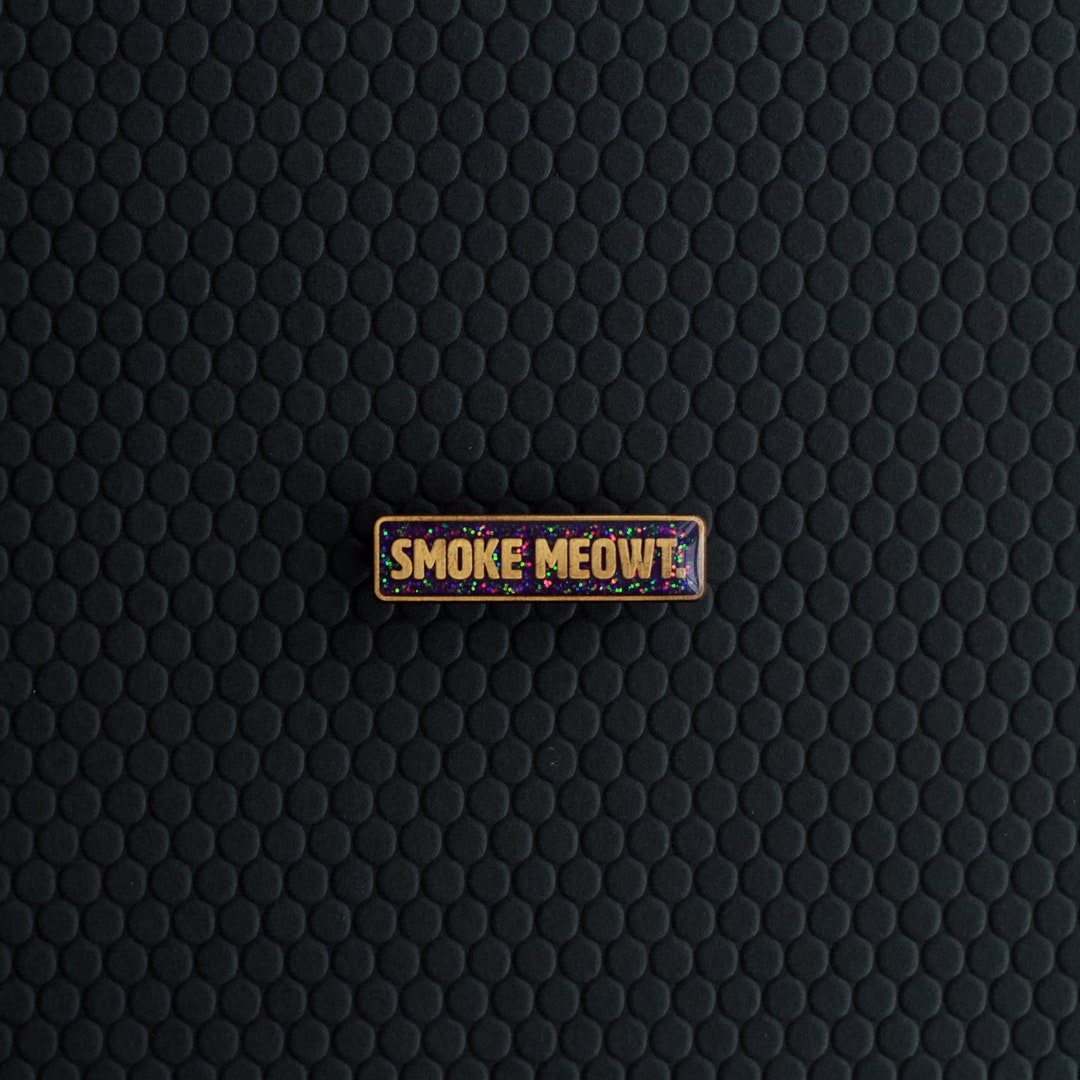 Smoke Meowt Out Weed Enamel Lapel Pin - Etsy