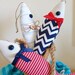 Sea Decor, Set of Three Fish, Maritime Decoration, Fabric Fish ...