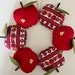 Apple Wreath, Home Decor, Hanging Wall Decoration, Autumn Decoration ...