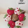 PDF Apple Wreath, Sewing Pattern & Instructions, DIY Apple Wreath ...