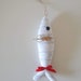Sea Decor, Set of Three Fish, Maritime Decoration, Fabric Fish ...