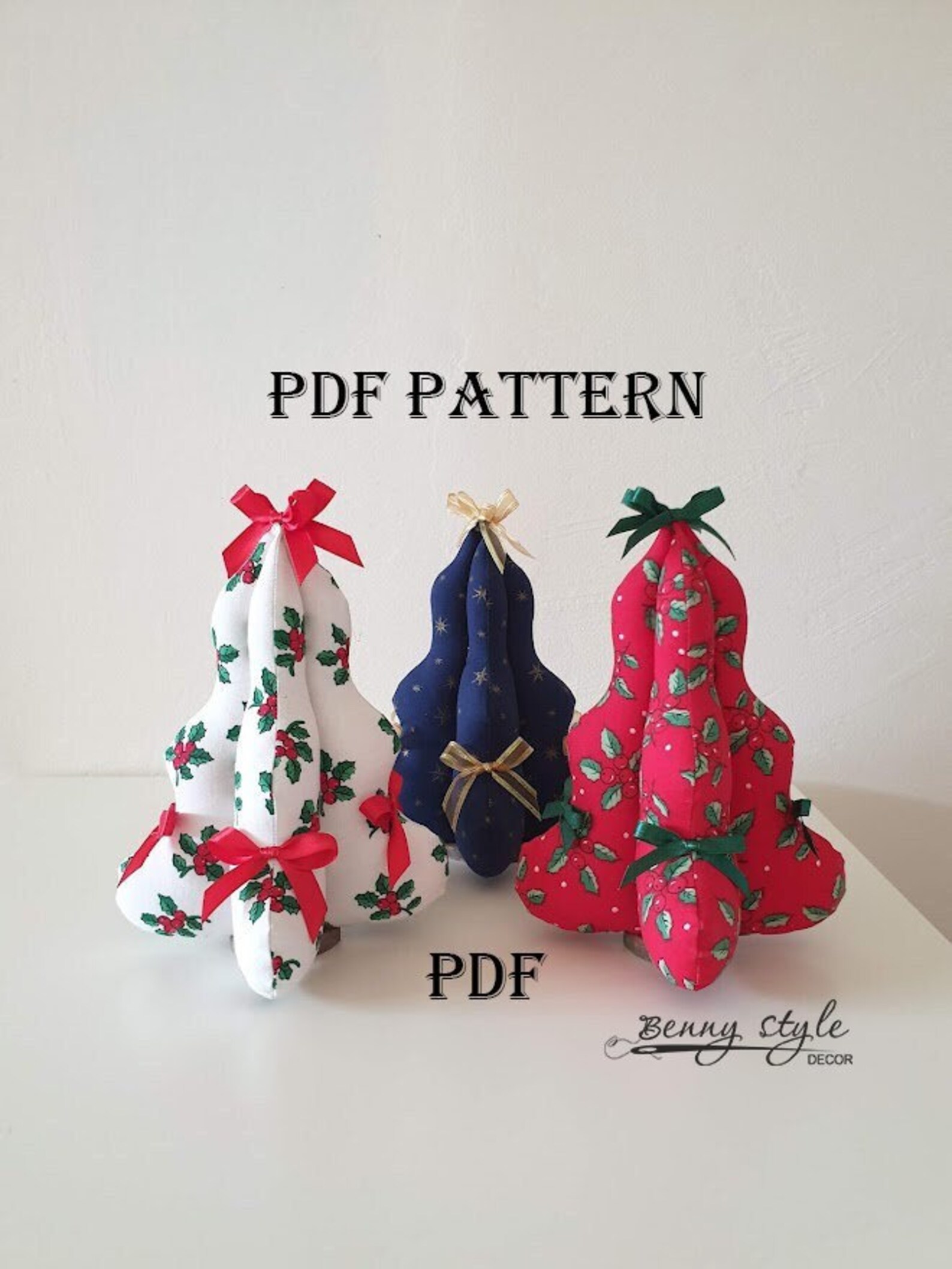 Sewing Pattern Christmas tree PDF Pattern 3D Christmas tree | Etsy