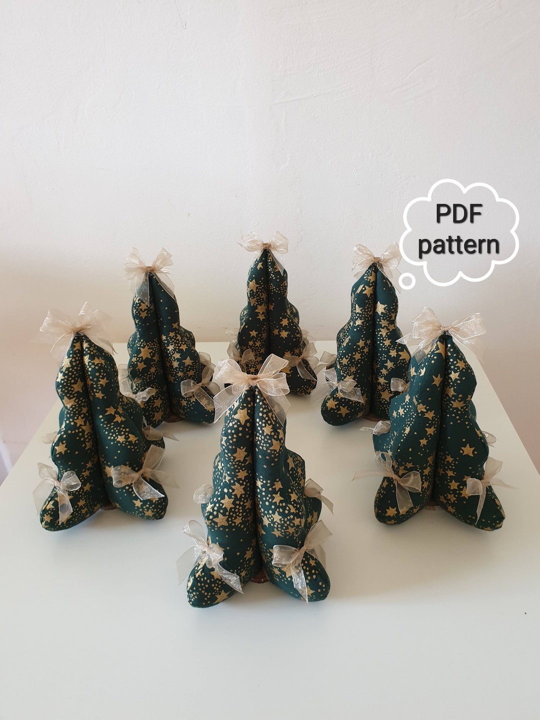 Digital, DIY Christmas Tree, Christmas Gift , PDF Pattern, Sewing ...