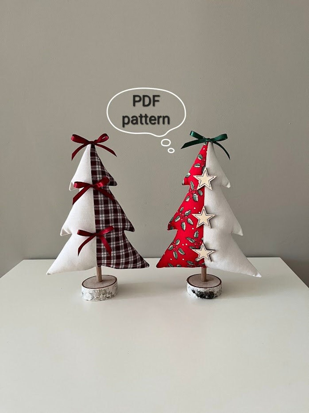 PDF Digitals, Christmas Tree, DIY Christmas Ornament, PDF Pattern ...