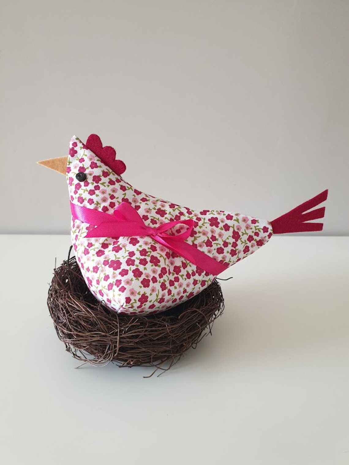 How to Make Hen and Rabbit, PDF Patterns, DIY Easter Decoration, Easy ...