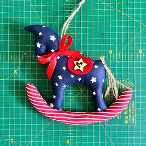 DIY Rocking Horse, PDF Pattern, Christmas Decoration, Digital ...