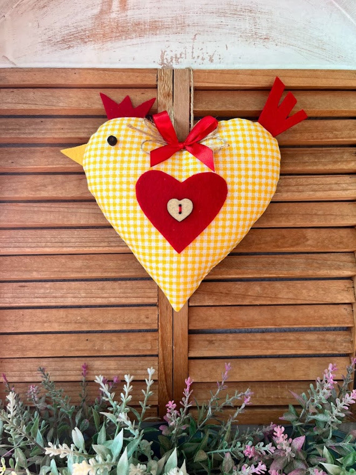 DIY Chicken-heart, Easter Model, PDF Pattern & Instructions, How to ...