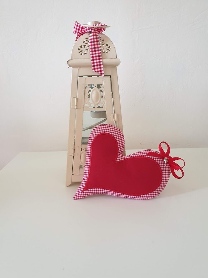 Fabric Red Love Heart PDF Sewing Pattern & Instruction the - Etsy Hong Kong