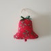 Christmas Bell, PDF Sewing Pattern & Instructions,diy, Christmas Bell ...