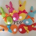How to Make Easter Bunny, PDF Sewing Pattern, Fabric Rabbit, Easy ...