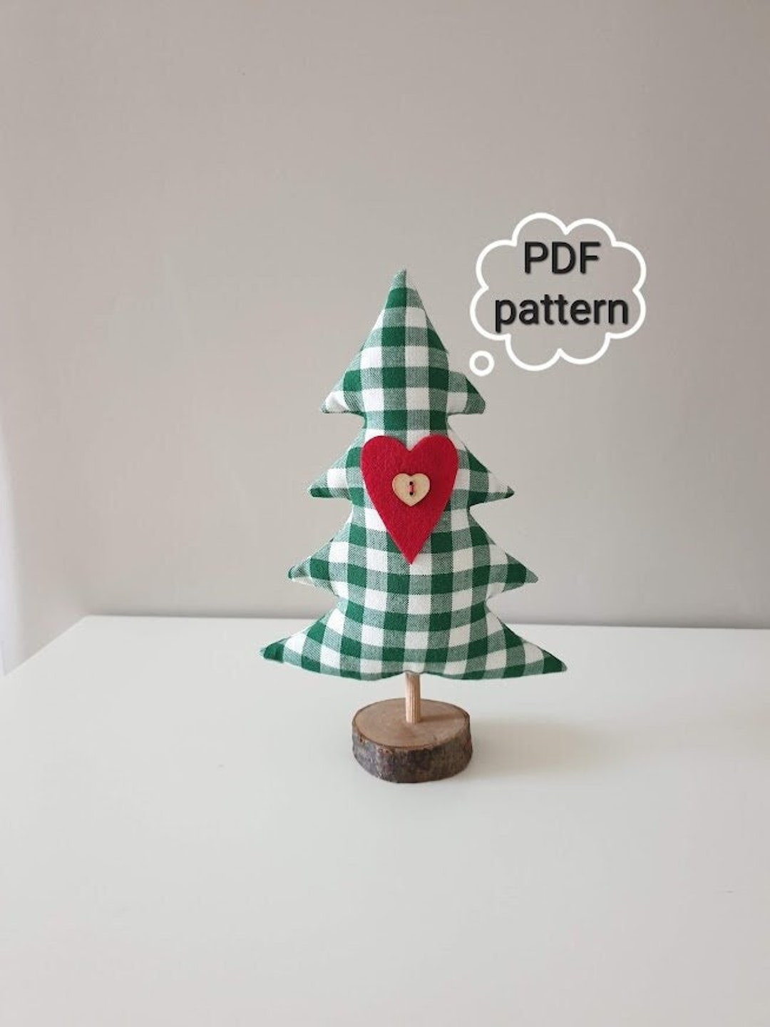 PDF Pattern, Christmas Tree, PDF Digitals, Christmas Ornament, Sewing ...