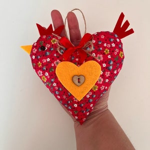 DIY Chicken-heart, Easter Model, PDF Pattern & Instructions, How to ...