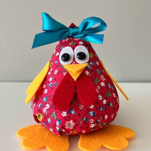 How to Make an Easter Chicken, PDF Sewing Pattern, Easter Ornament, DIY ...