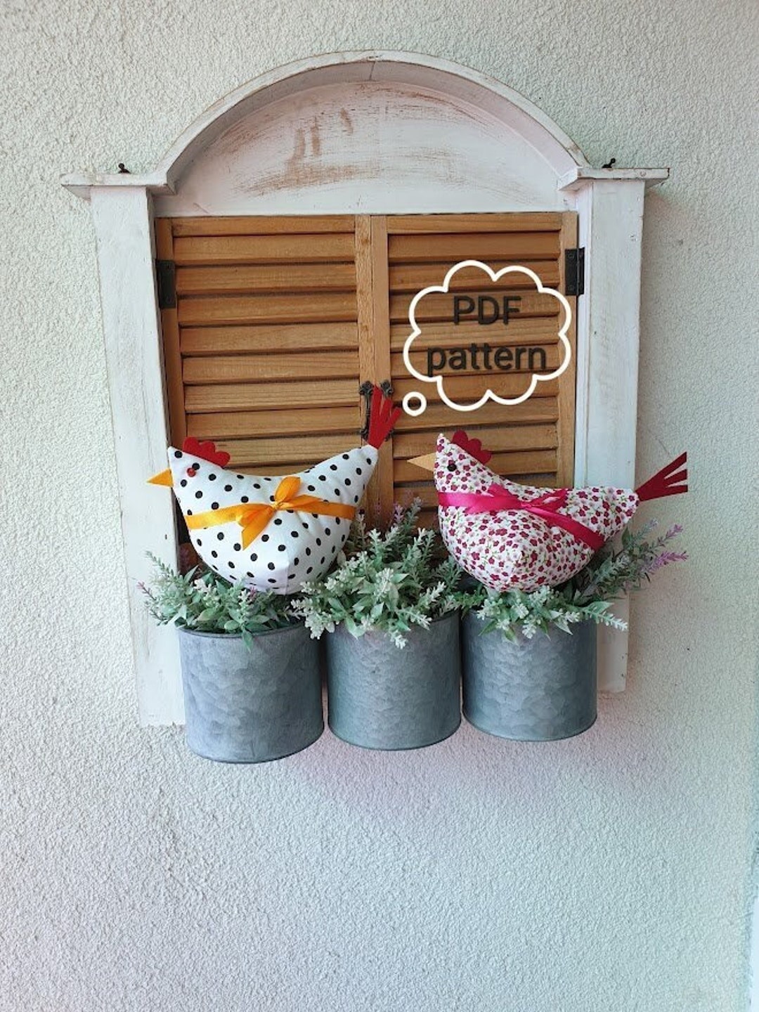 3D Easter Hen PDF Sewing Pattern & Instruction Easy - Etsy