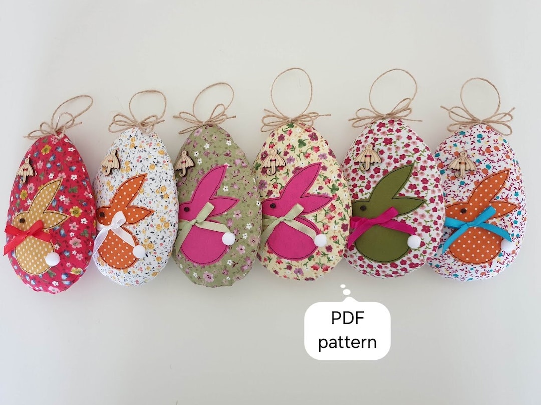 Easy to Make Easter Egg, Pdfsewing Pattern, Easter Home Ideas,diy ...