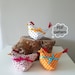 DIY Hen and Chicken, PDF Sewing Patterns & Instructions, Easter ...