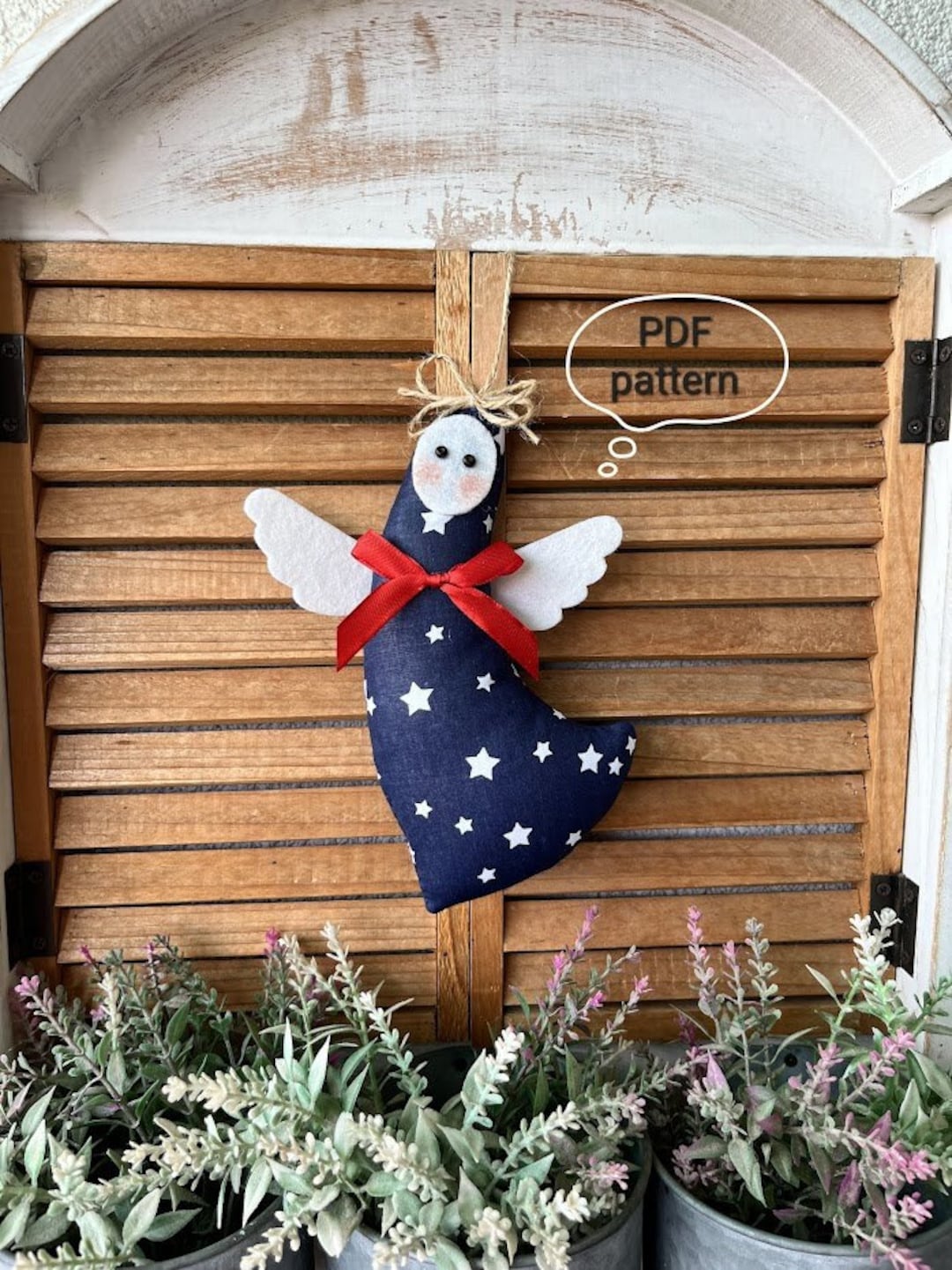 How to Made Angel, PDF Pattern, DIY, Christmas Ornament, Digital ...