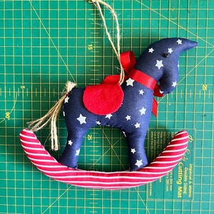DIY Rocking Horse, PDF Pattern, Christmas Decoration, Digital ...