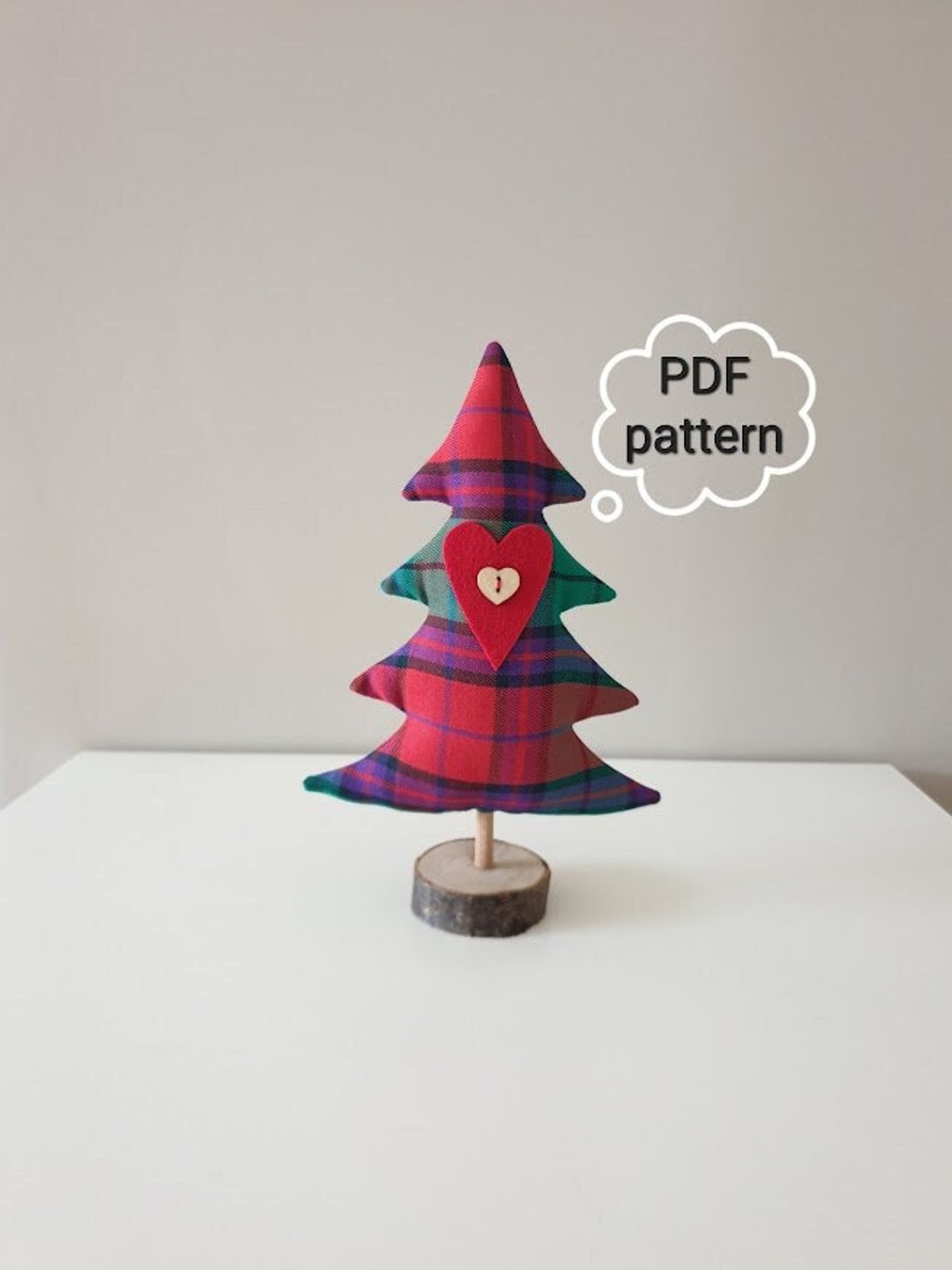 Christmas Tree, Digital Pattern, DIY, PDF Pattern, Christmas Decor ...