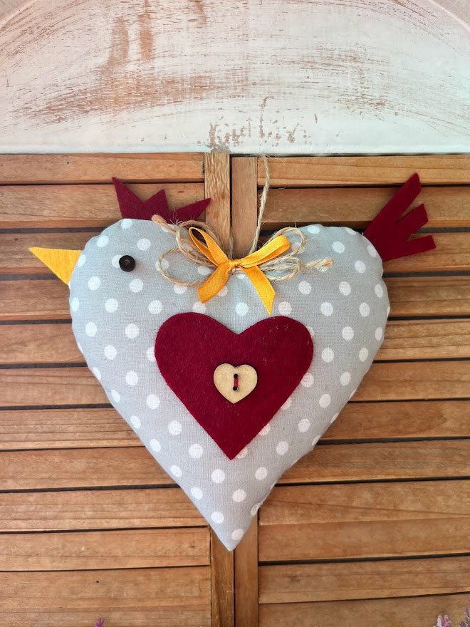 DIY Chicken-heart, Easter Model, PDF Pattern & Instructions, How to ...