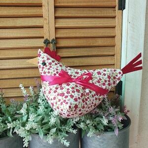 DIY Hen, PDF Sewing Pattern & Instruction, Easter Otnament, Digital ...