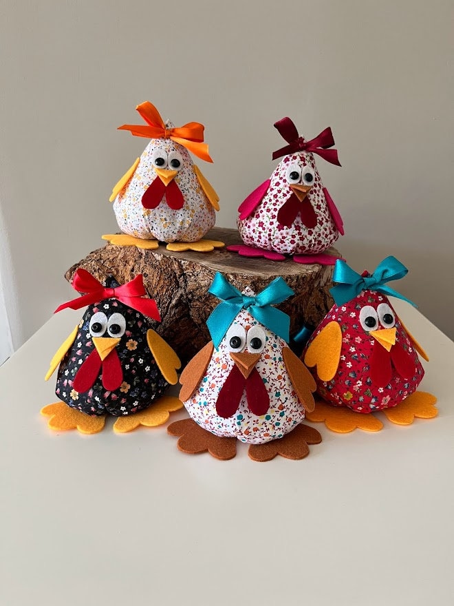 DIY Easter Chickens PDF Patterns & Instructions How to Made - Etsy