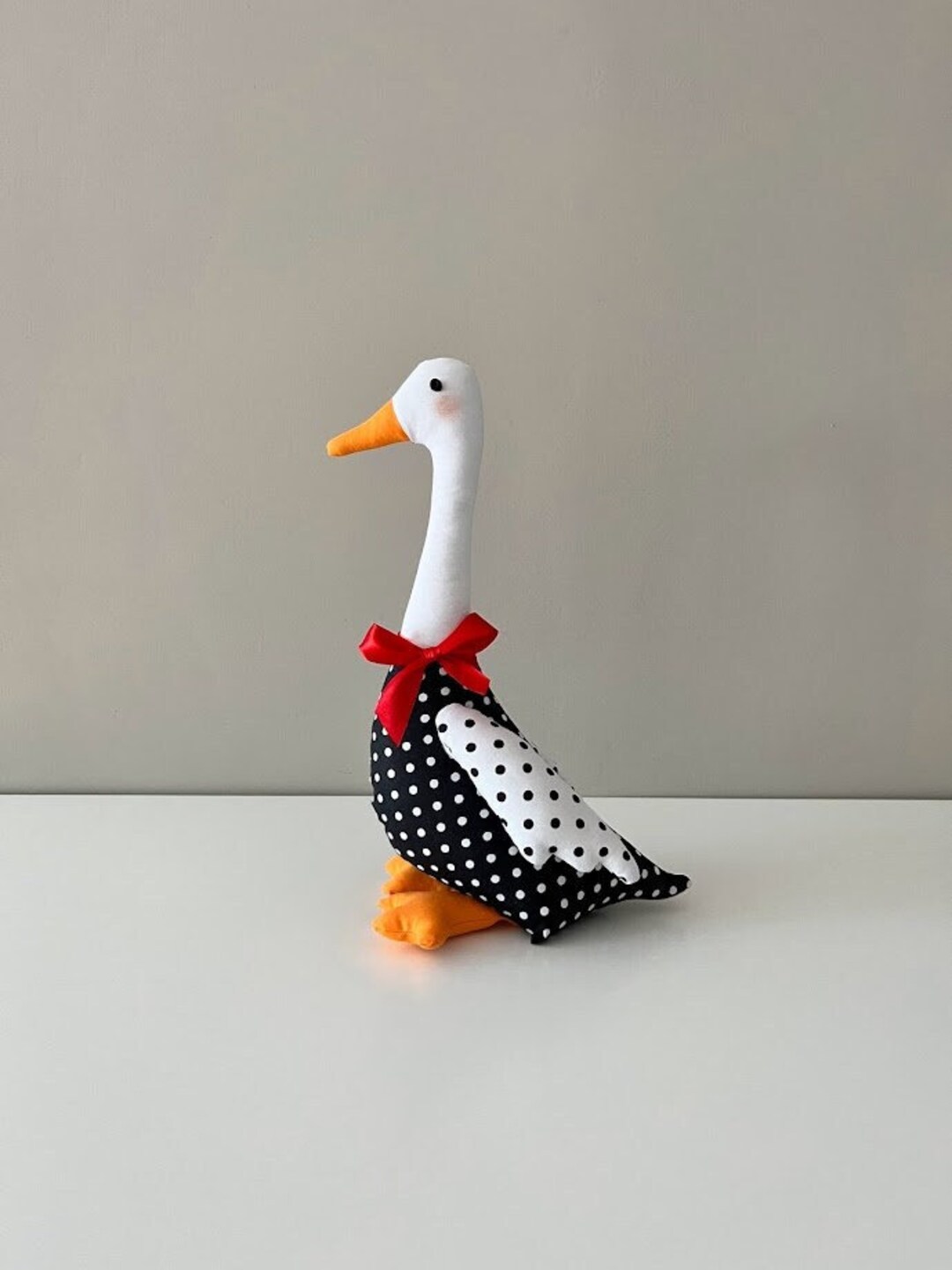 Textile Goose, Easter Duck, Stuffed Big Bird, Easter Ornament ...