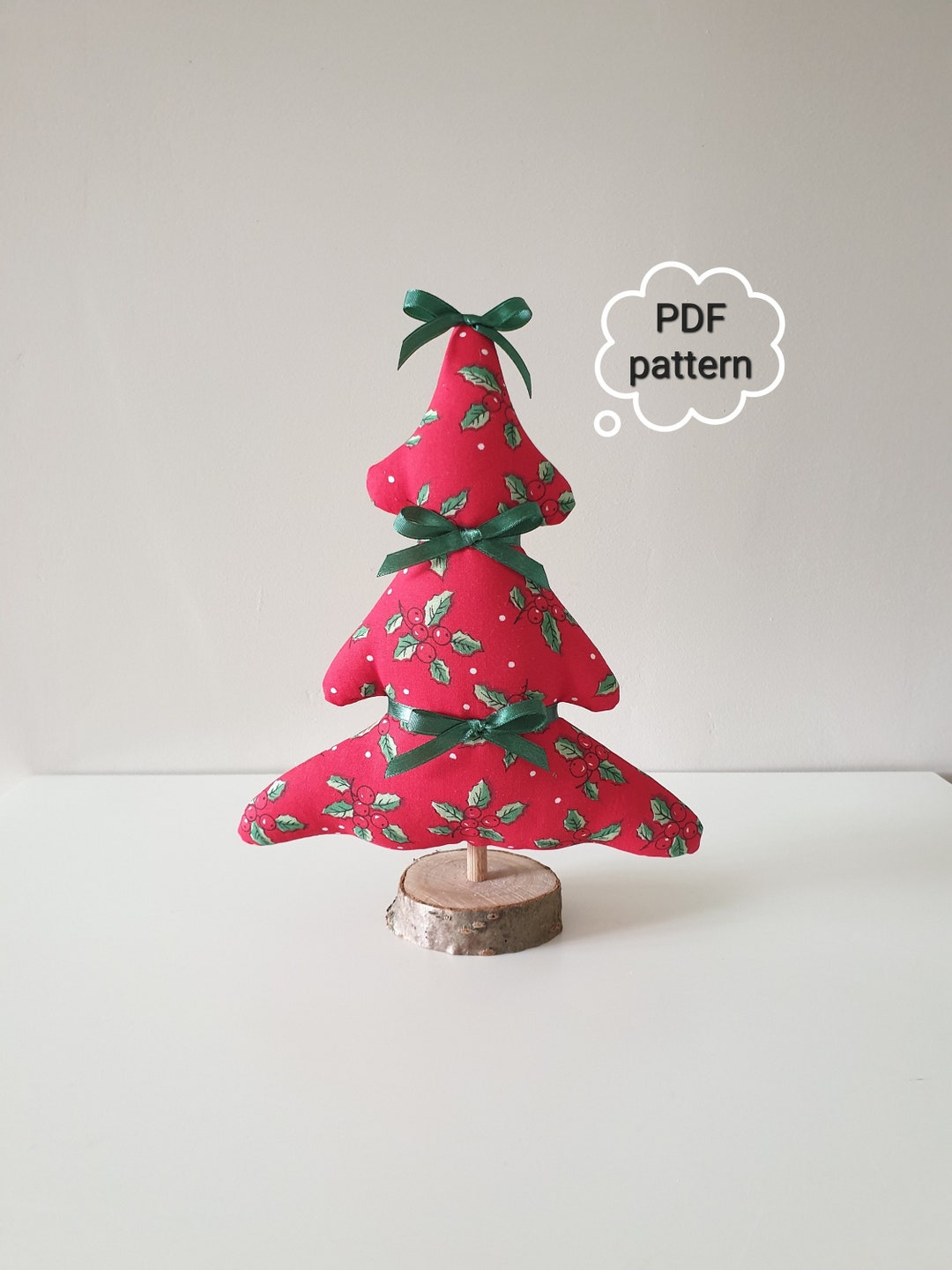 PDF Christmas Tree, Digital Templates, DIY, PDF Pattern, Christmas Gift ...