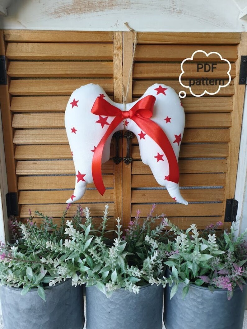 PDF Angel Wings, PDF Sewing Pattern, DIY, Angel Wings Made of Fabric ...
